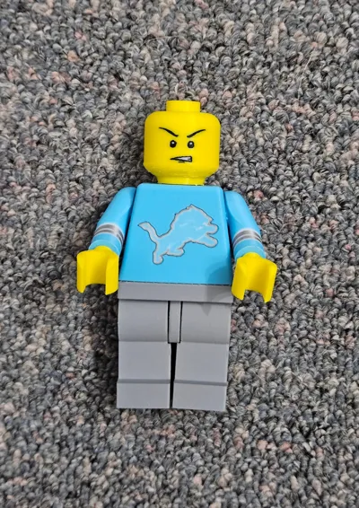NFL Brick Man - Detroit Lions (500%) by Jandaa MakerWorld: Download ...