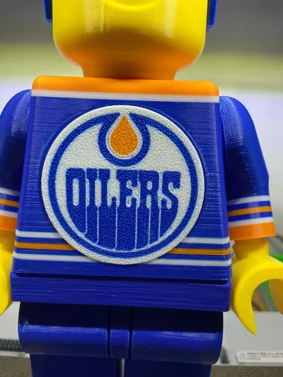 NHL Brick Man - Edmonton Oilers (500%) by P78 MakerWorld: Download Free ...