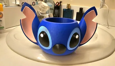 Stitch Planter - Free 3D Print Model - MakerWorld