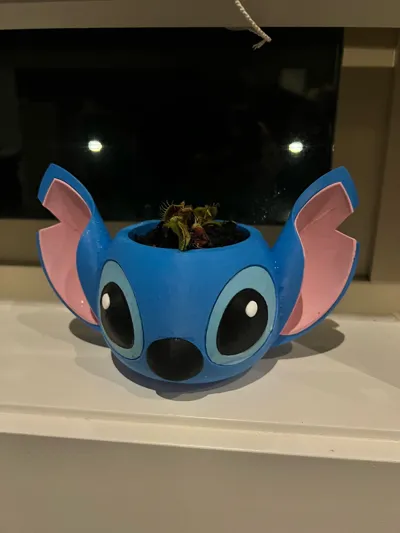 Stitch Planter by x4mp0 MakerWorld: Download Free 3D Models