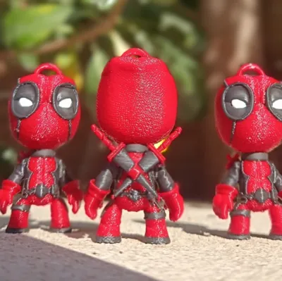 Deadpool Keychain by 3dimension2023 MakerWorld: Download Free 3D Models