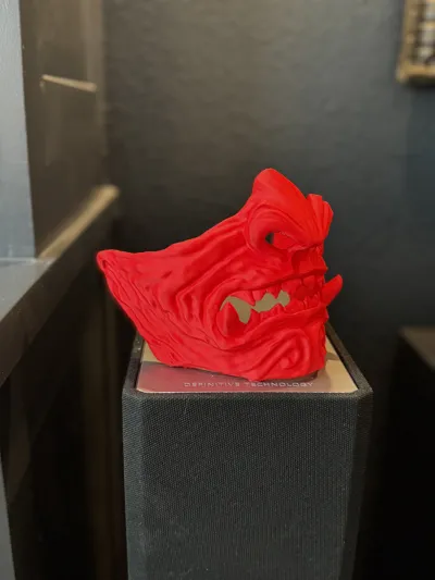 Samurai Oni Mask #01 by ONI.FORGE MakerWorld: Download Free 3D Models