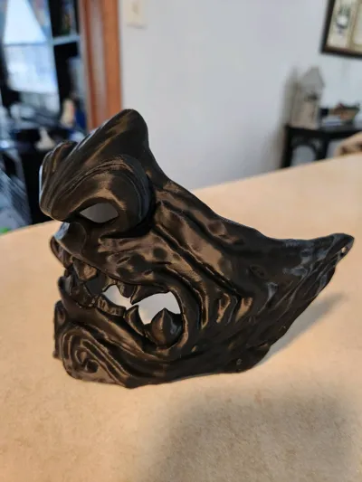 Samurai Oni Mask #01 by ONI.FORGE MakerWorld: Download Free 3D Models