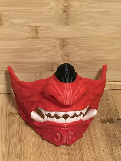 Máscara Oni Samurai #01 por ONI.FORGE - MakerWorld