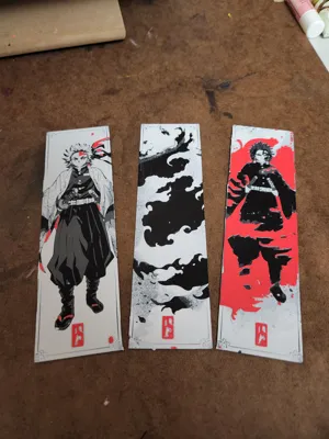 Demon Slayer - Bookmarks Set by C3D MakerWorld: Download Free 3D Models