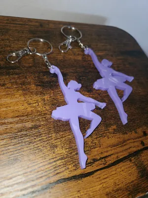 ballet dancer Keychain - Portachiavi ballerina by Alessandro Baggio ...