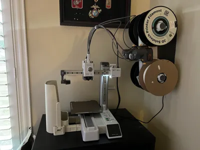 Bambu A1 Mini AMS Lite Heavy Duty Wall Mount by cwills75 - MakerWorld