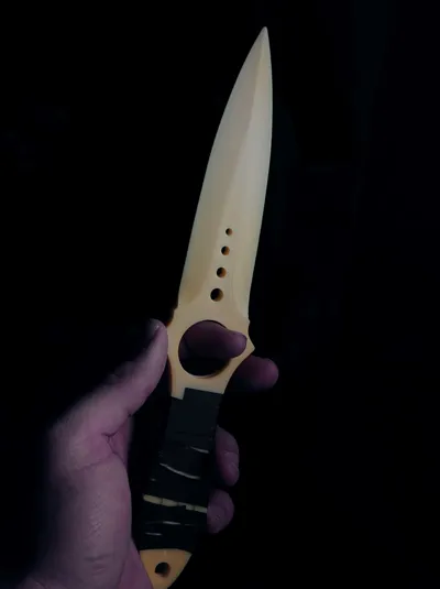 CS2 Skeleton Knife - Free 3D Print Model - MakerWorld