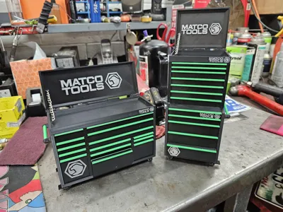 Matco Tools-Inspired Double-Stacked Tool Chest by joshua.makes ...