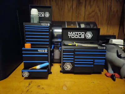 Matco Tools-Inspired Double-Stacked Tool Chest by joshua.makes ...