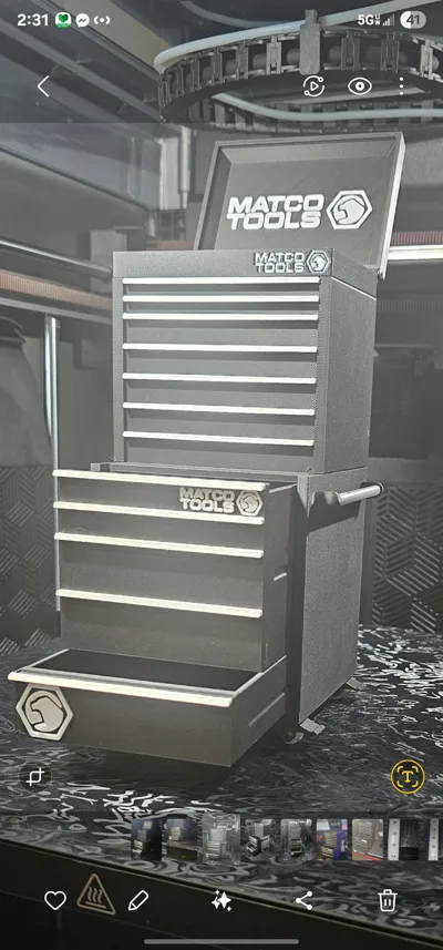 Matco Tools-Inspired Double-Stacked Tool Chest by joshua.makes ...