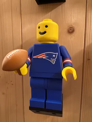 NFL Brick Man - New England Patriots (500%) by Jandaa MakerWorld ...