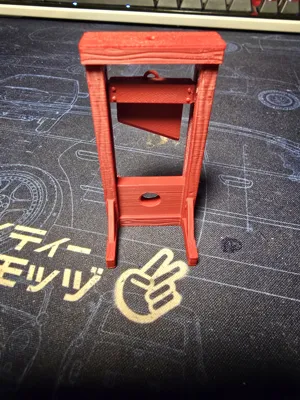 Functional Guillotine execution torture device by everythingDND ...