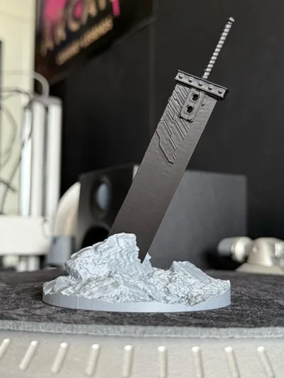 Buster Sword x Stand by carbon black MakerWorld: Download Free 3D Models
