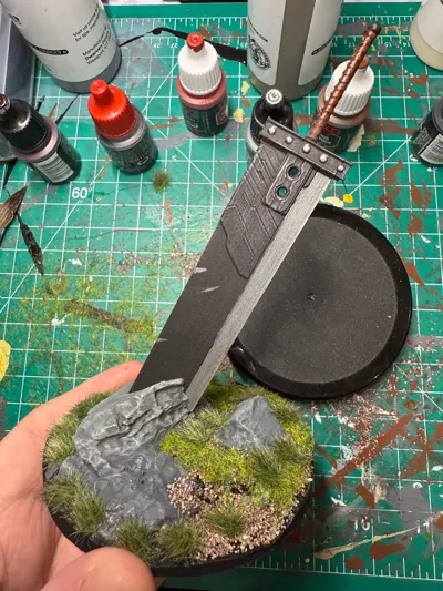 Buster Sword x Stand by carbon black MakerWorld: Download Free 3D Models