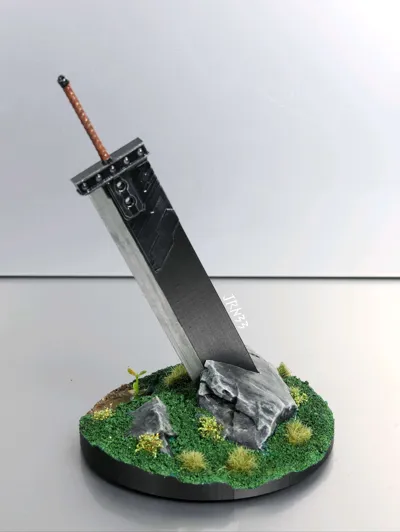 Buster Sword x Stand by carbon black MakerWorld: Download Free 3D Models