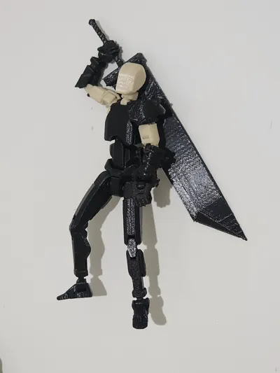 Cloud Strife (Dummy) 13 Remixed by carbon black MakerWorld: Download ...