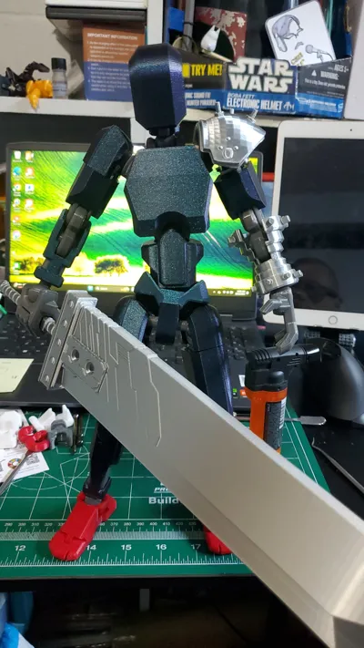 Cloud Strife (Dummy) 13 Remixed by carbon black MakerWorld: Download ...