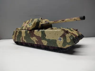 1:35 比例，全3D打印的鼠式坦克模型 来自 mikolaj.mazik MakerWorld：免费下载 3D 模型