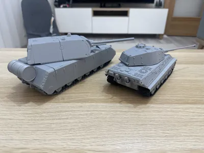 Maus 1:35 fully 3D printed model tank by mikolaj.mazik MakerWorld ...