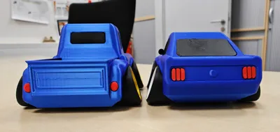 Tooned CHEVY TRUCK - Model kit - Free 3D Print Model - MakerWorld