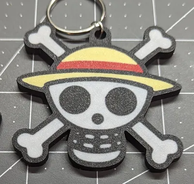 Keychain Skull Luffy - One Piece by ARTICAT - MakerWorld
