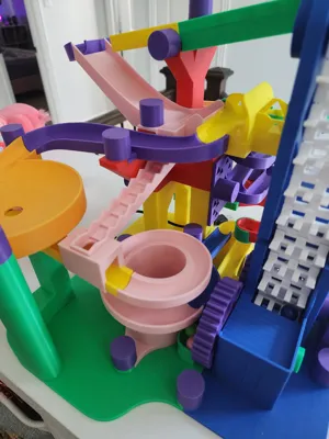 Marble Run 003 Jump Ramp Escape Addon by MplusM - MakerWorld