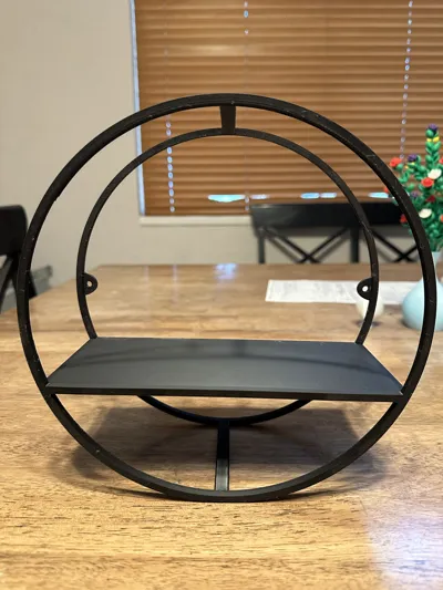 Decorative Circular Wall Shelf by abactor81 - MakerWorld