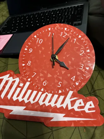 Milwaukee clock by petea4 - MakerWorld