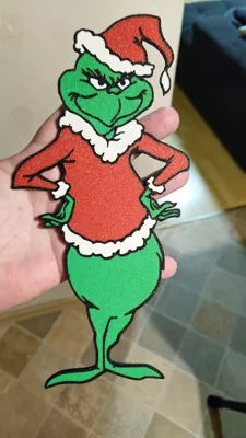 Multicolor Grinch Magnet by wotfan - MakerWorld