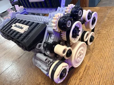 Flaming Fox V8 - Free 3D Print Model - MakerWorld