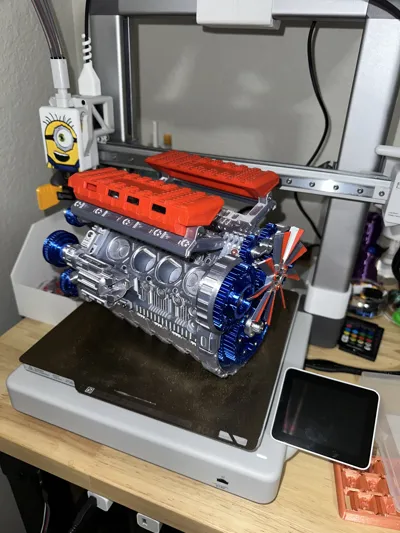 Flaming Fox V8 by WH MakerWorld: Download Free 3D Models