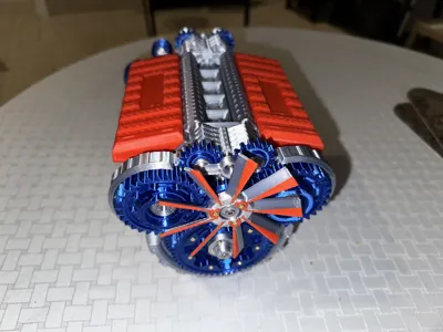 Flaming Fox V8 by WH MakerWorld: Download Free 3D Models