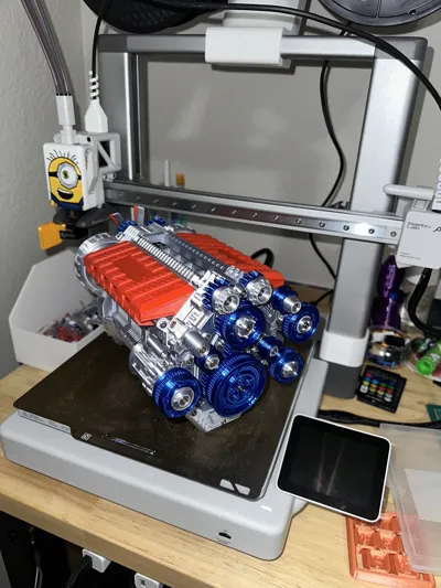 Flaming Fox V8 by WH MakerWorld: Download Free 3D Models