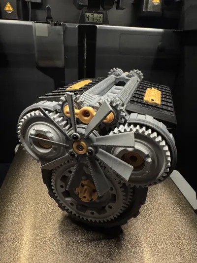 Flaming Fox V8 - Free 3D Print Model - MakerWorld