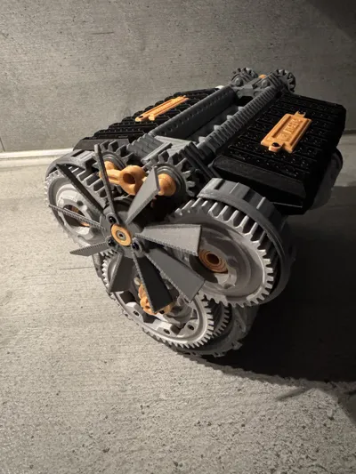 Flaming Fox V8 - Free 3D Print Model - MakerWorld