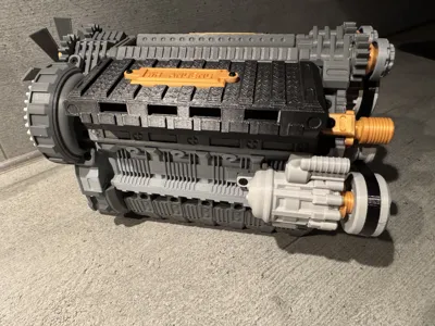 Flaming Fox V8 - Free 3D Print Model - MakerWorld