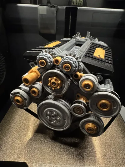 Flaming Fox V8 - Free 3D Print Model - MakerWorld