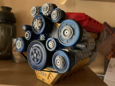 Flaming Fox V8 - Free 3D Print Model - MakerWorld