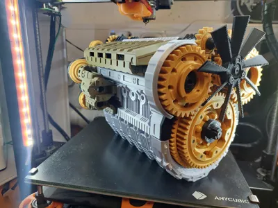 Flaming Fox V8 by WH MakerWorld: Download Free 3D Models