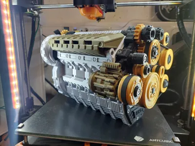 Flaming Fox V8 by WH MakerWorld: Download Free 3D Models