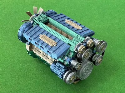 Flaming Fox V8 by WH MakerWorld: Download Free 3D Models