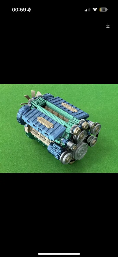 Flaming Fox V8 by WH MakerWorld: Download Free 3D Models