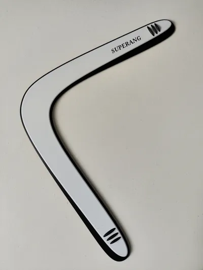 The Superang Boomerang! by KyleJay.3DP MakerWorld: Download Free 3D Models