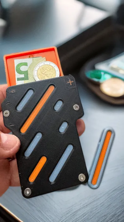 Wallie - Lever Action Wallet by SMACKMAX MakerWorld: Download Free 3D Models