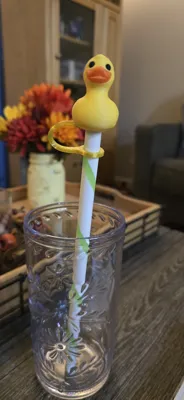 Rubber Duck straw cap for Stanley tumbler Remixed by MinerJ MakerWorld ...