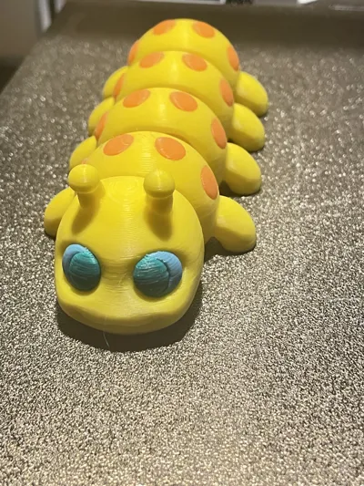 Caterpillar Flexi - Articulated Bug Toy by sugarpaws3d MakerWorld ...