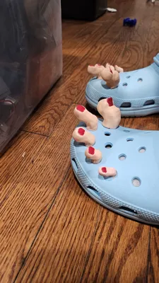 CROC TOES JIBBITZ by RETIRED BUDS 3D PRINTING MakerWorld: Download Free ...
