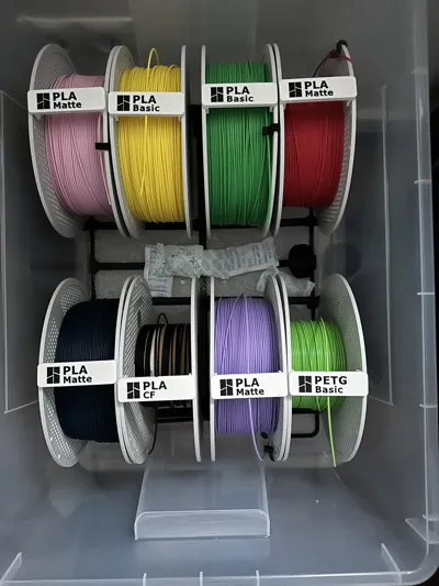 Bambu Lab Filament Clip Label Remixed by DrucktypMakerWorld: Download ...