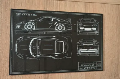 GT3 RS Blueprint AMS - Free 3D Print Model - MakerWorld
